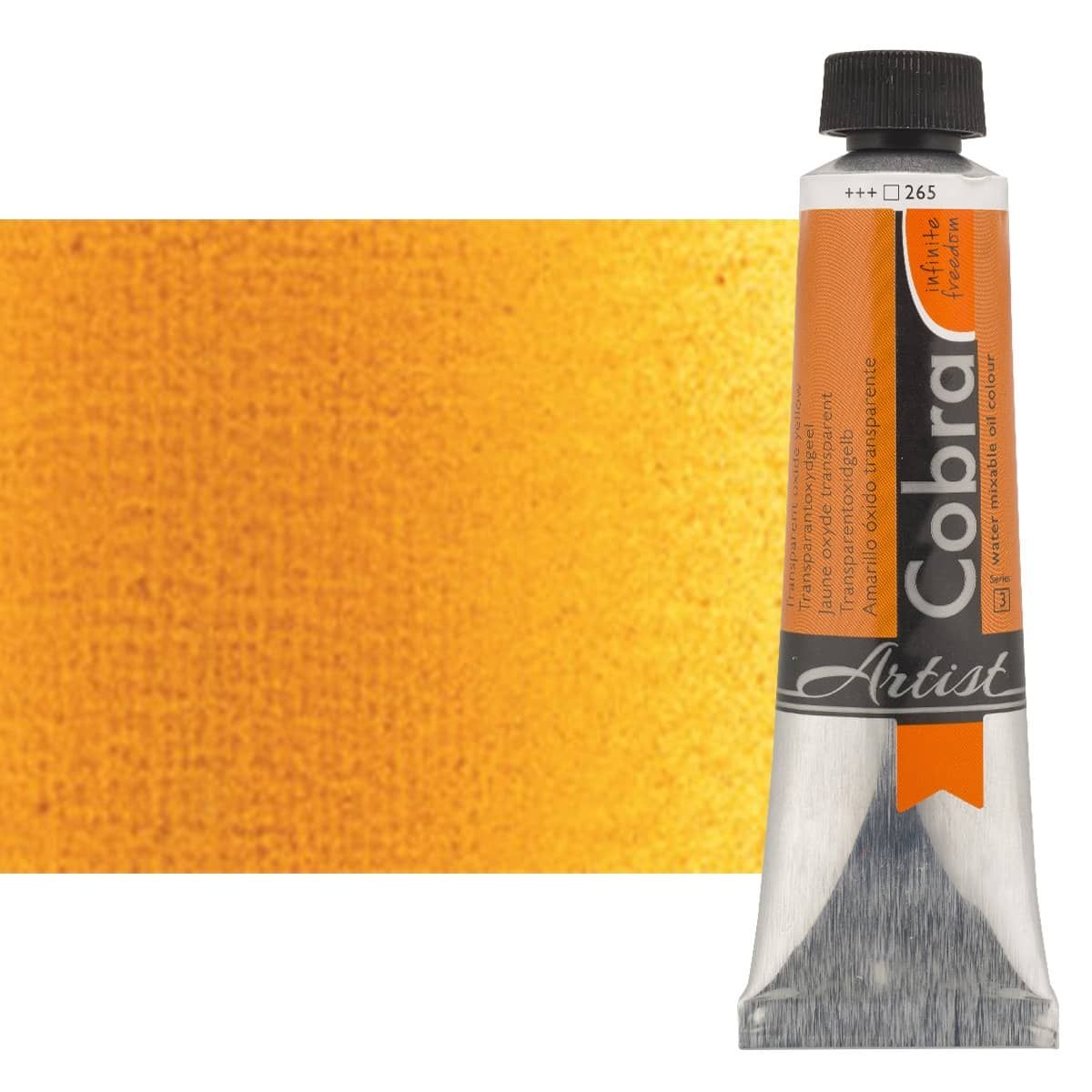 Cobra Water-Mixable Oil, Transparent Oxide Yellow - 40ml Tube | Jerry's ...