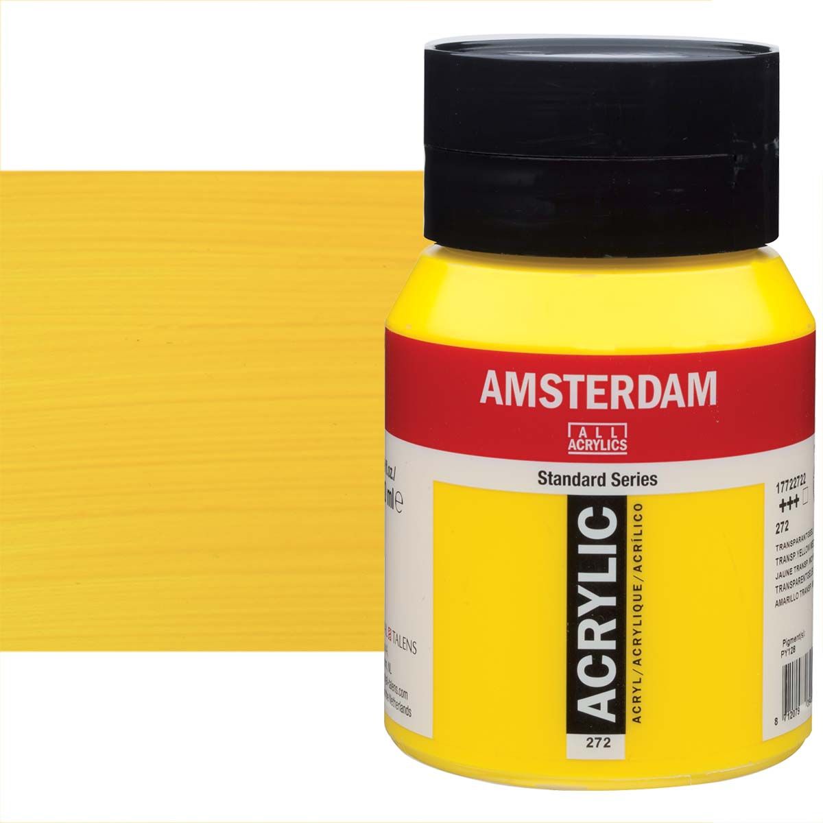 Amsterdam Standard Series Acrylic Paint - Transparent Yellow Medium ...