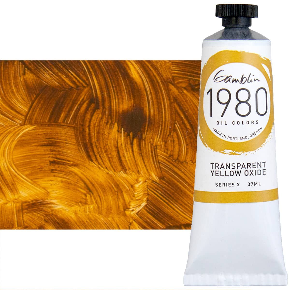 Gamblin 1980 Oil Colors - Transparent Yellow Oxide, 37ml Tube | Jerry's ...