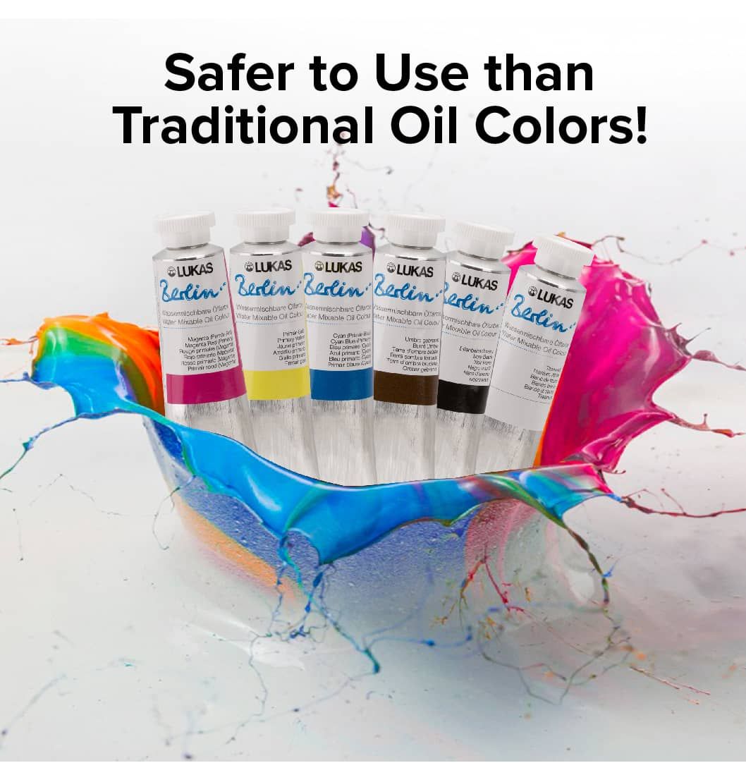 LUKAS Berlin Water-Mixable PRO Oil Paints | Jerry's Artarama
