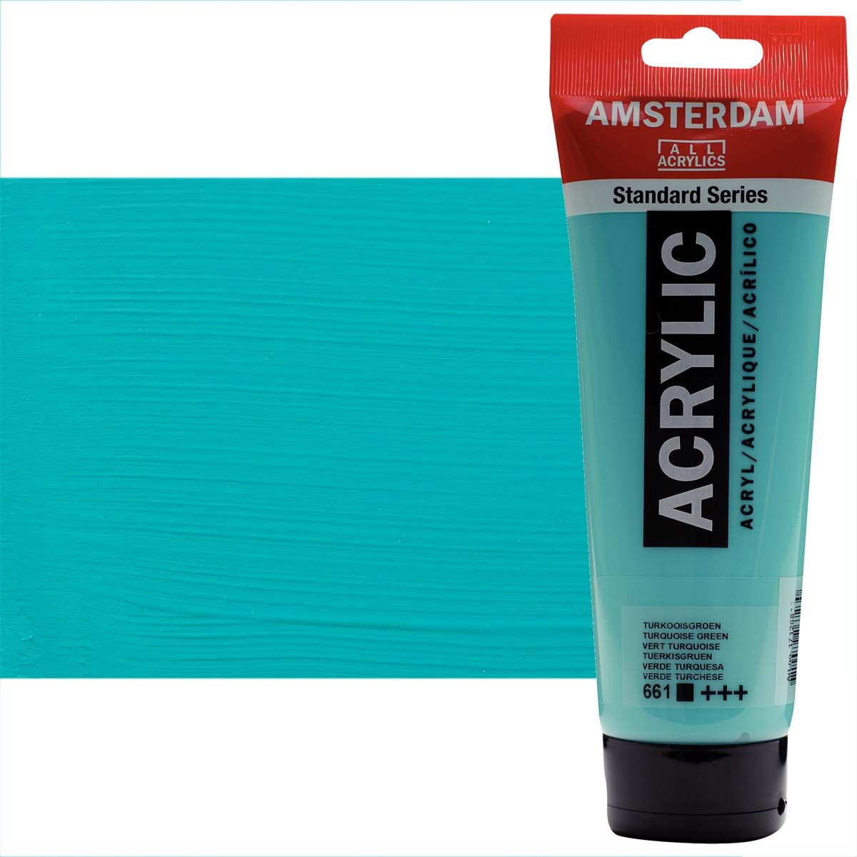 Amsterdam Standard Series Acrylic Paint - Turquoise Green, 250ml Tube ...