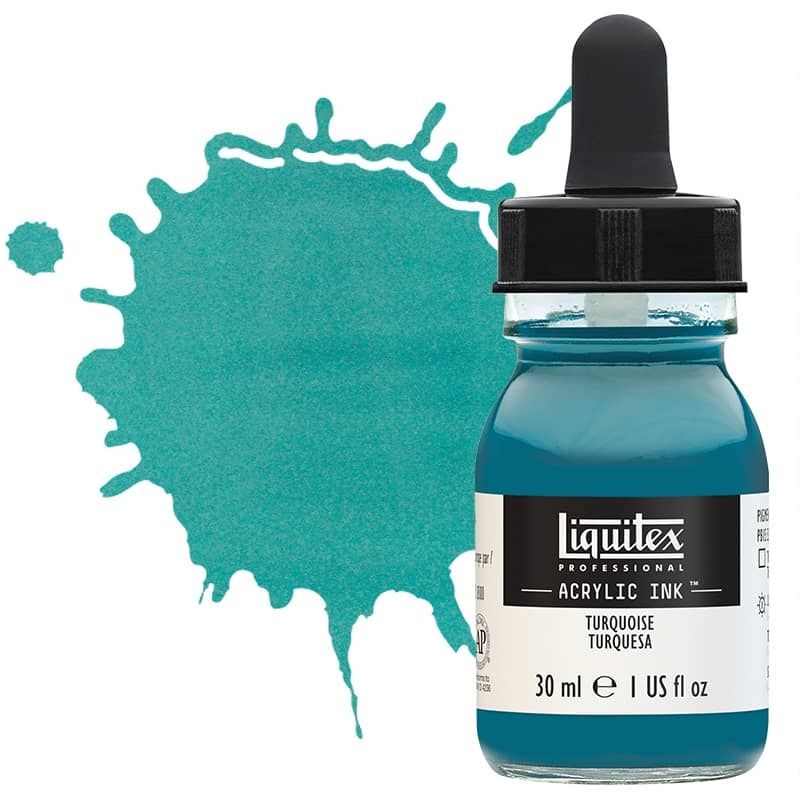 Liquitex Professional Acrylic Ink 30ml Bottle Turquoise | Jerry's Artarama