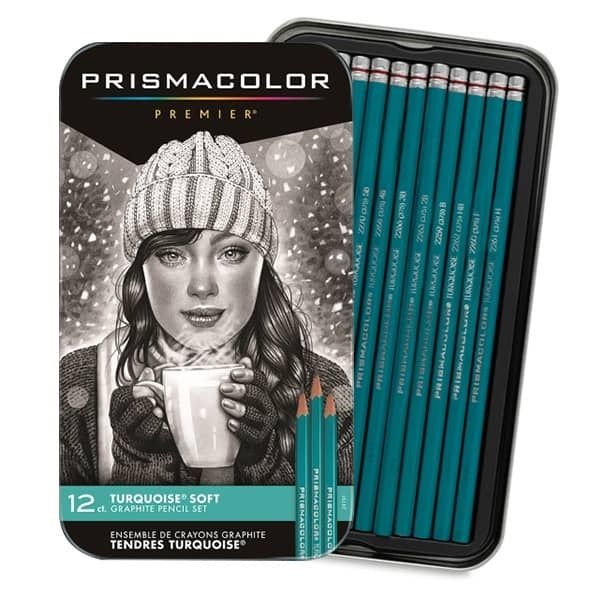 Prismacolor Turquoise Pencils Art (Set of 12) | Jerry's Artarama