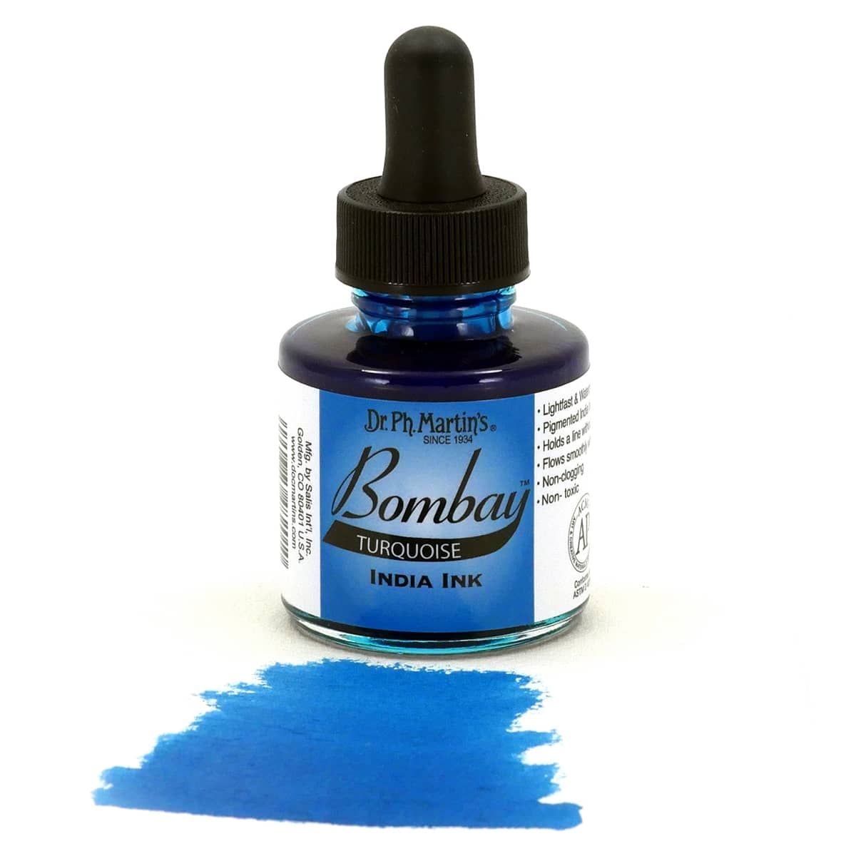 Dr. Ph. Martin's Bombay India Ink-Turquoise | Jerry's Artarama