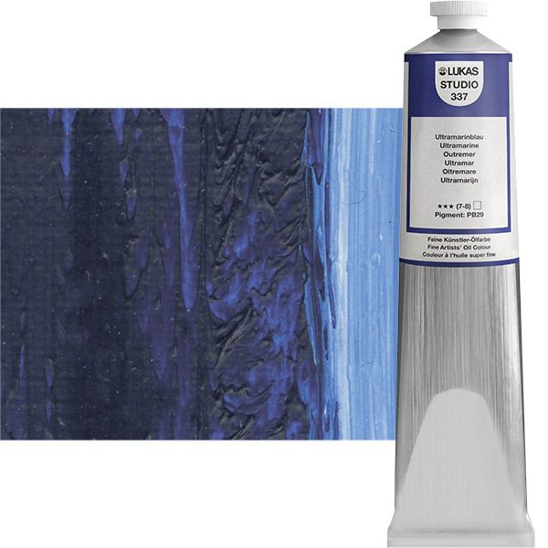 LUKAS Studio Oil Color - Ultramarine, 200ml tube | Jerry's Artarama