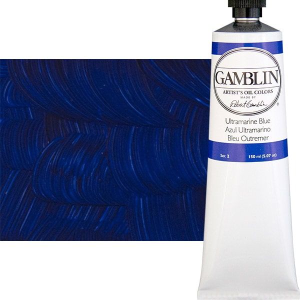 Gamblin Artists Oil - Ultramarine Blue, 150ml Tube | Jerry's Artarama