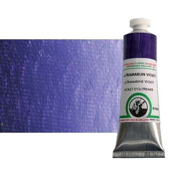 Old Holland Oil Color, Ultramarine Violet, 40ml Tube | Jerry's Artarama