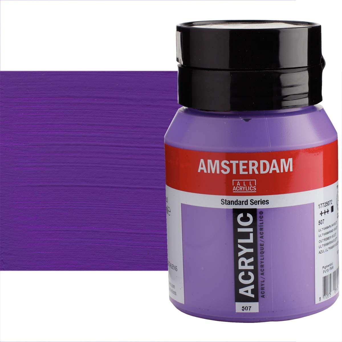 Amsterdam Standard Series Acrylic Paint - Ultramarine Violet, 500ml Jar ...