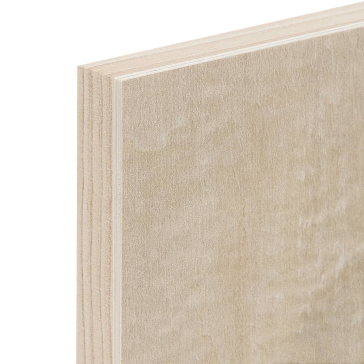 Ampersand Value Series Unprimed Basswood Panel 7/8" Cradle 12x16" | Jerry's Artarama