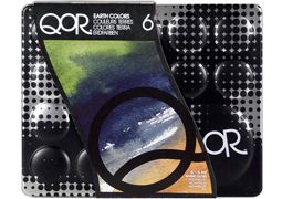 QoR Watercolor Introductory Earth Color Set of 6 | Jerry's Artarama