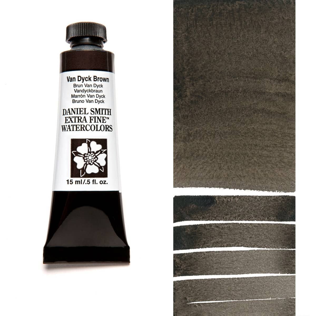Daniel Smith Extra Fine Watercolor - Van Dyck Brown, 15 ml Tube | Jerry ...