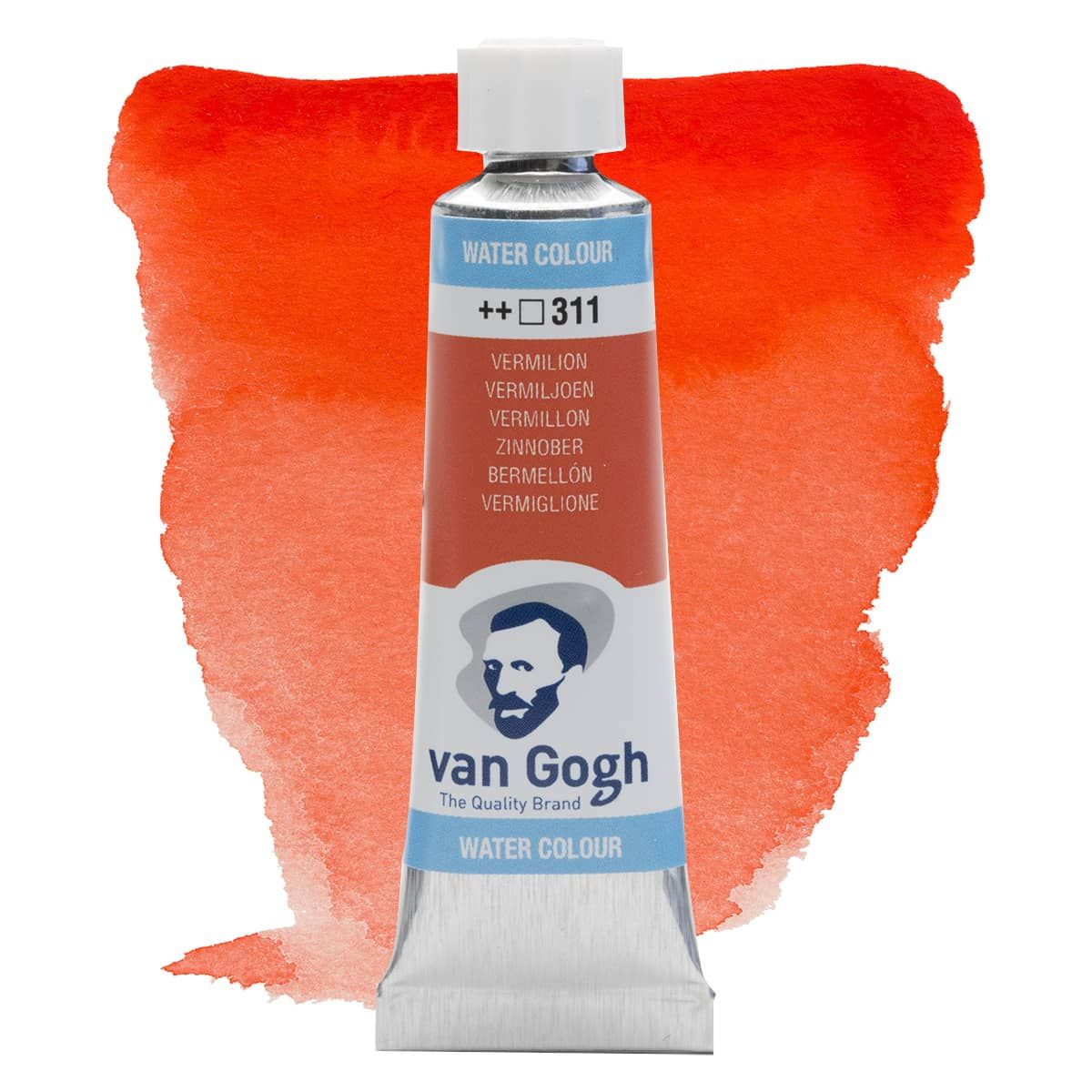 Van Gogh Watercolors - Vermilion, 10ml Tube | Jerry's Artarama