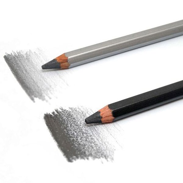 Viarco Artgraf Water-Soluble Graphite Pencils - 2B & 6B, Set of 2 ...