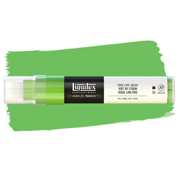 Liquitex Professional Paint Marker Wide (15mm) - Vivid Lime Green ...
