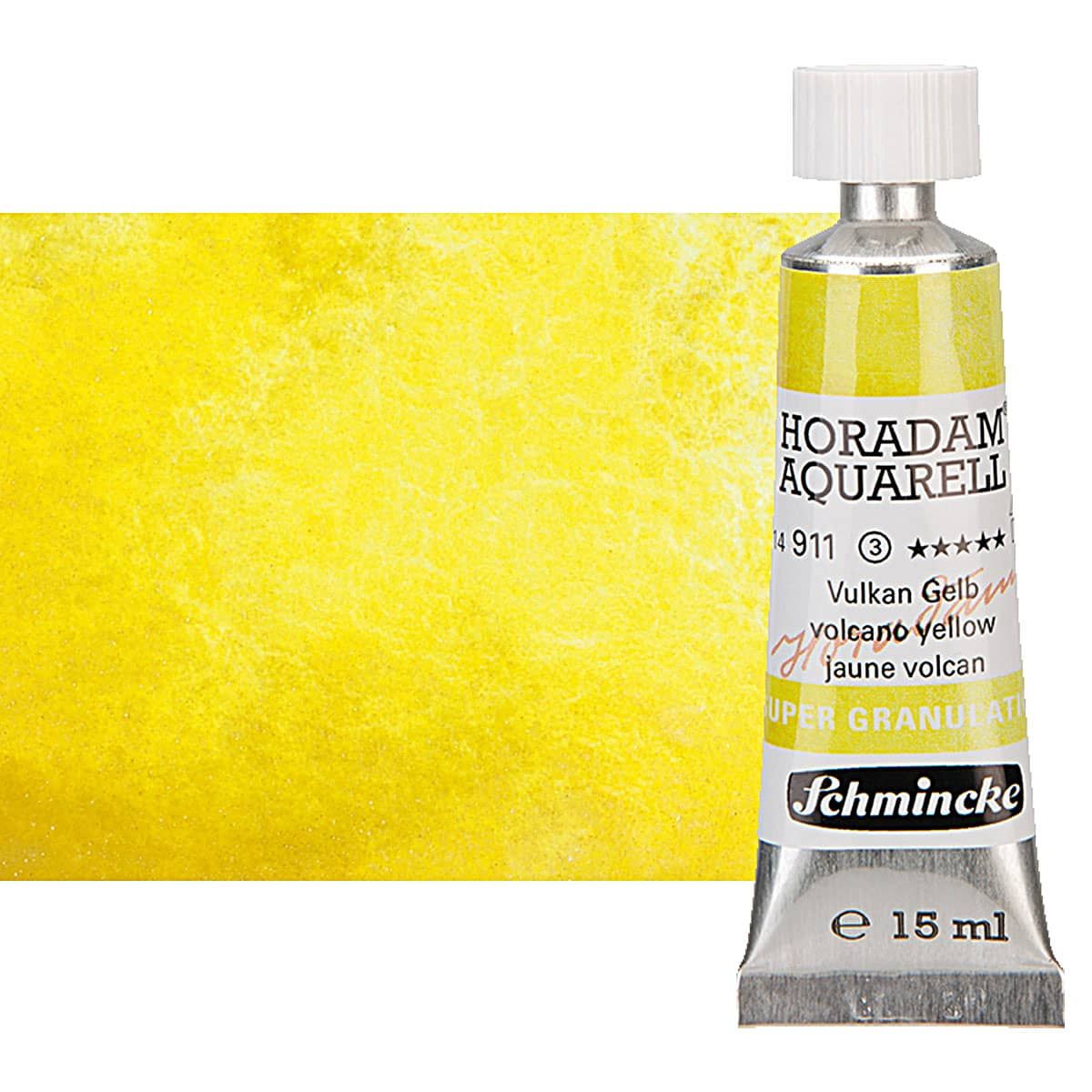 Schmincke Horadam Watercolor - Volcano Yellow, 15ml | Jerry's Artarama