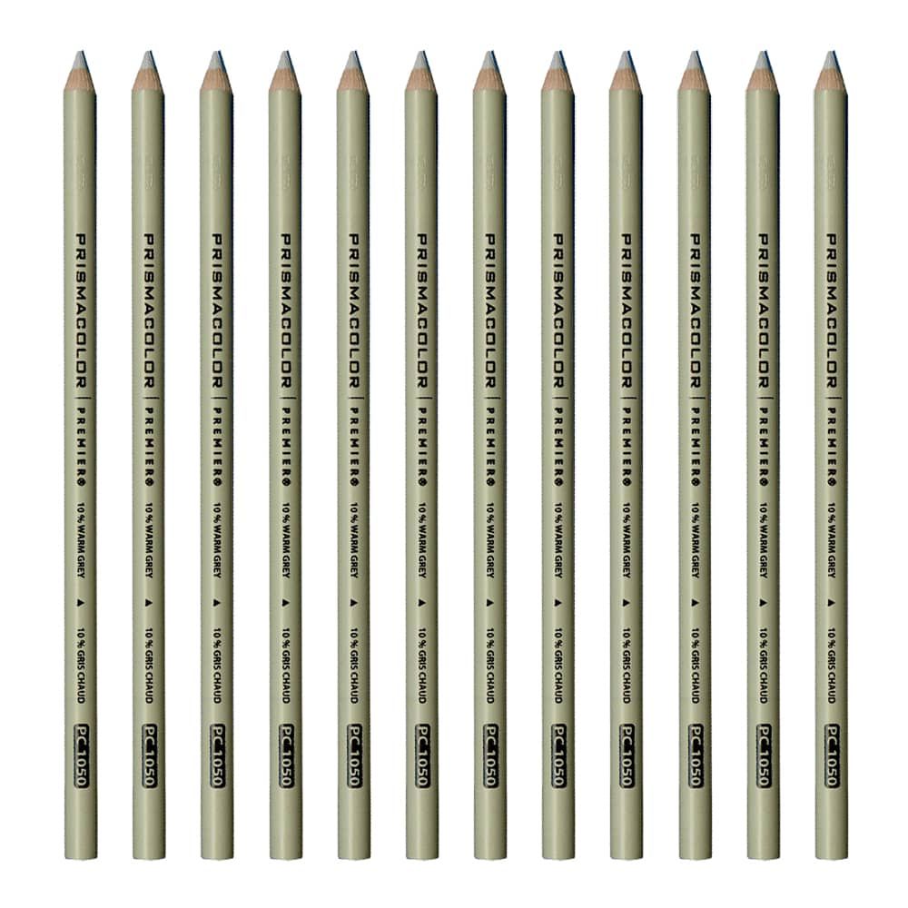 Prismacolor Premier Colored Pencil PC1050 Warm Gray 10% (Set of 12 ...