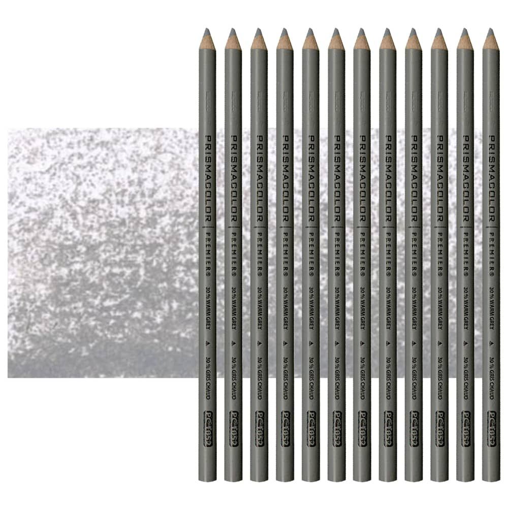 Prismacolor Premier Colored Pencil PC1052 Warm Gray 30% (Set of 12 ...