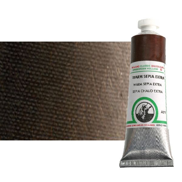 Old Holland Oil Color, Warm Sepia Extra, 40ml Tube | Jerry's Artarama