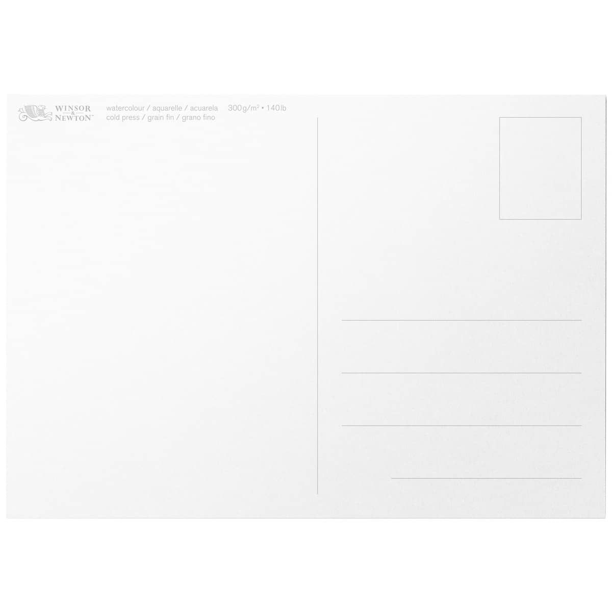 Winsor & Newton Watercolor Postcard Pad 140 lb Cold Press 4x6 | Jerry's ...