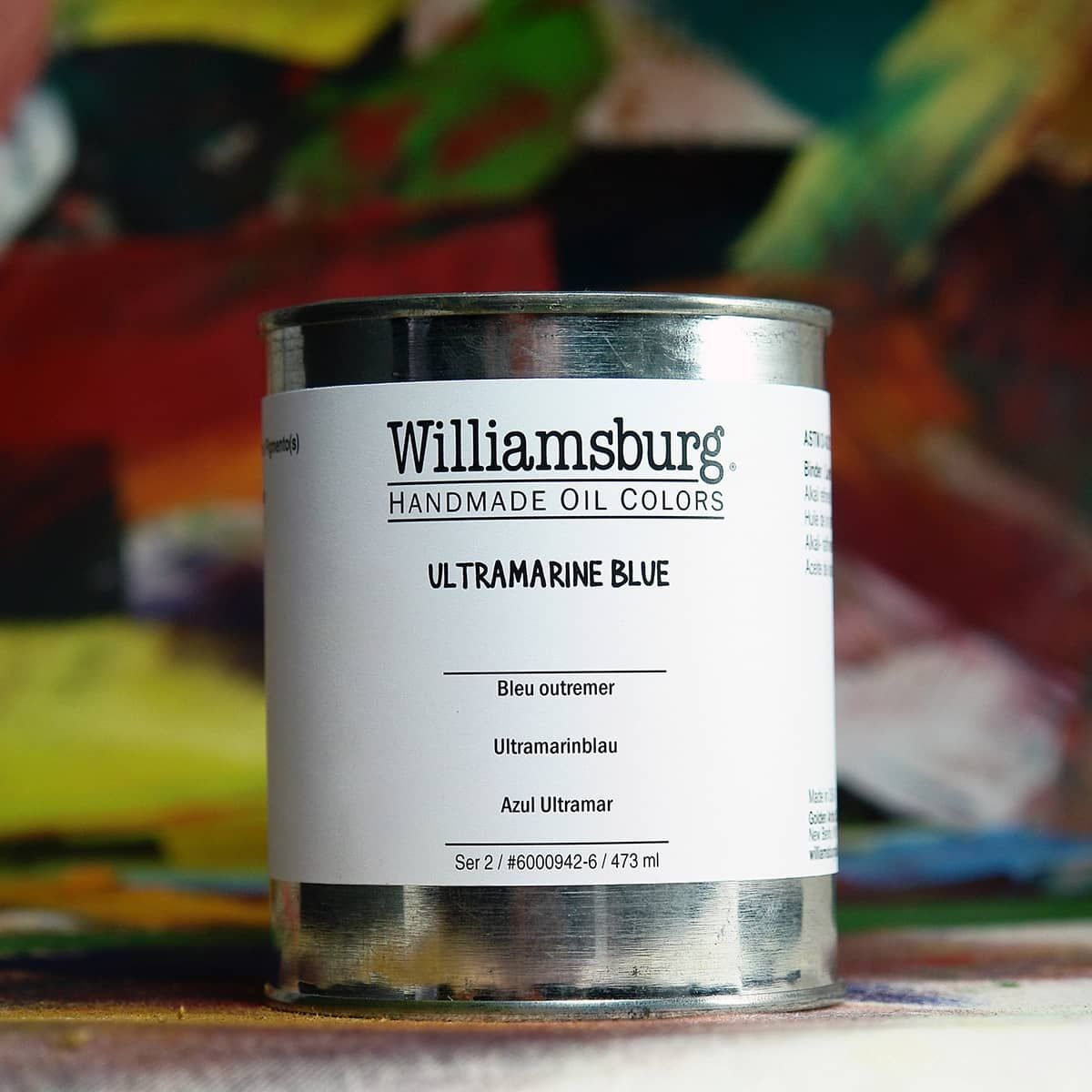 Williamsburg Oil Color, Prussian Blue, 473ml Can | Jerry's Artarama