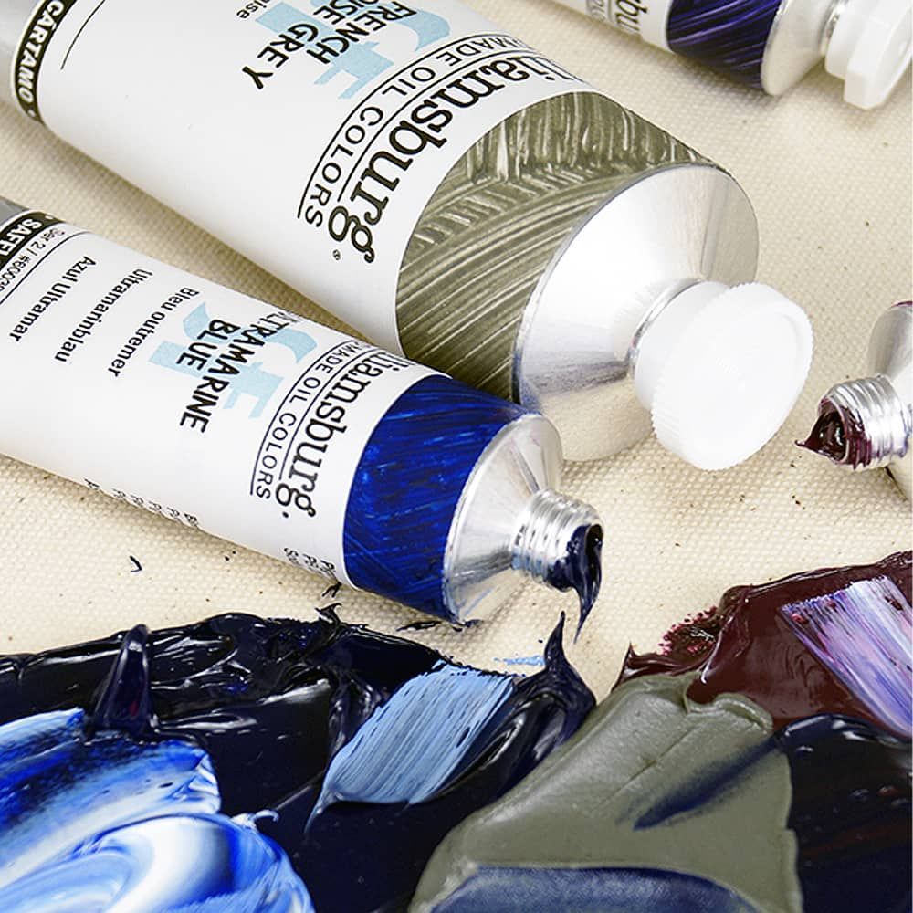 Williamsburg Handmade Safflower Oil Color 37ml Tube - Cerulean Blue ...