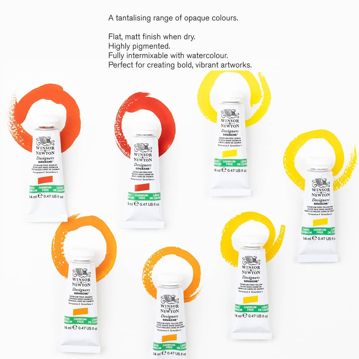 Winsor & Newton Designers Gouache 14ml Tube - Lemon Yellow | Jerry's ...