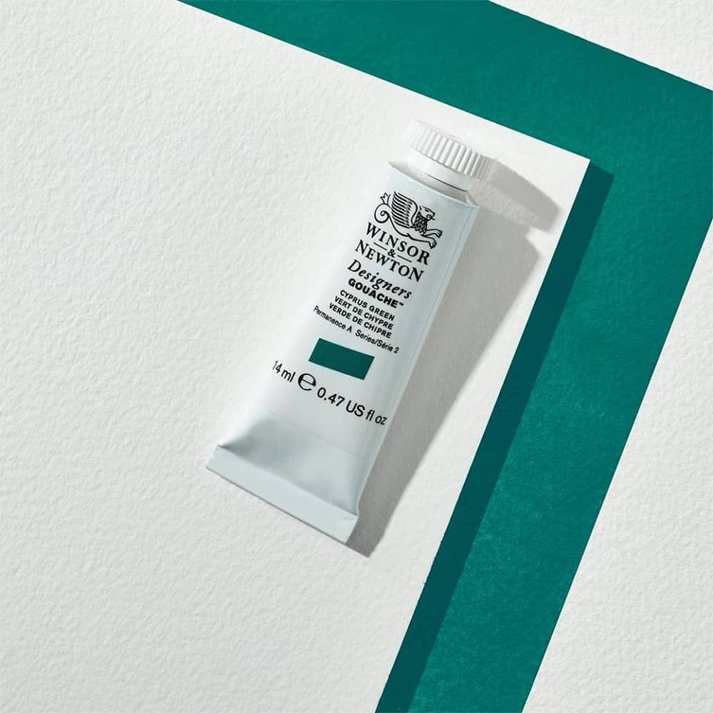 Winsor & Newton Gouache Primary Set of 6, 14ml Tubes | Jerry's Artarama