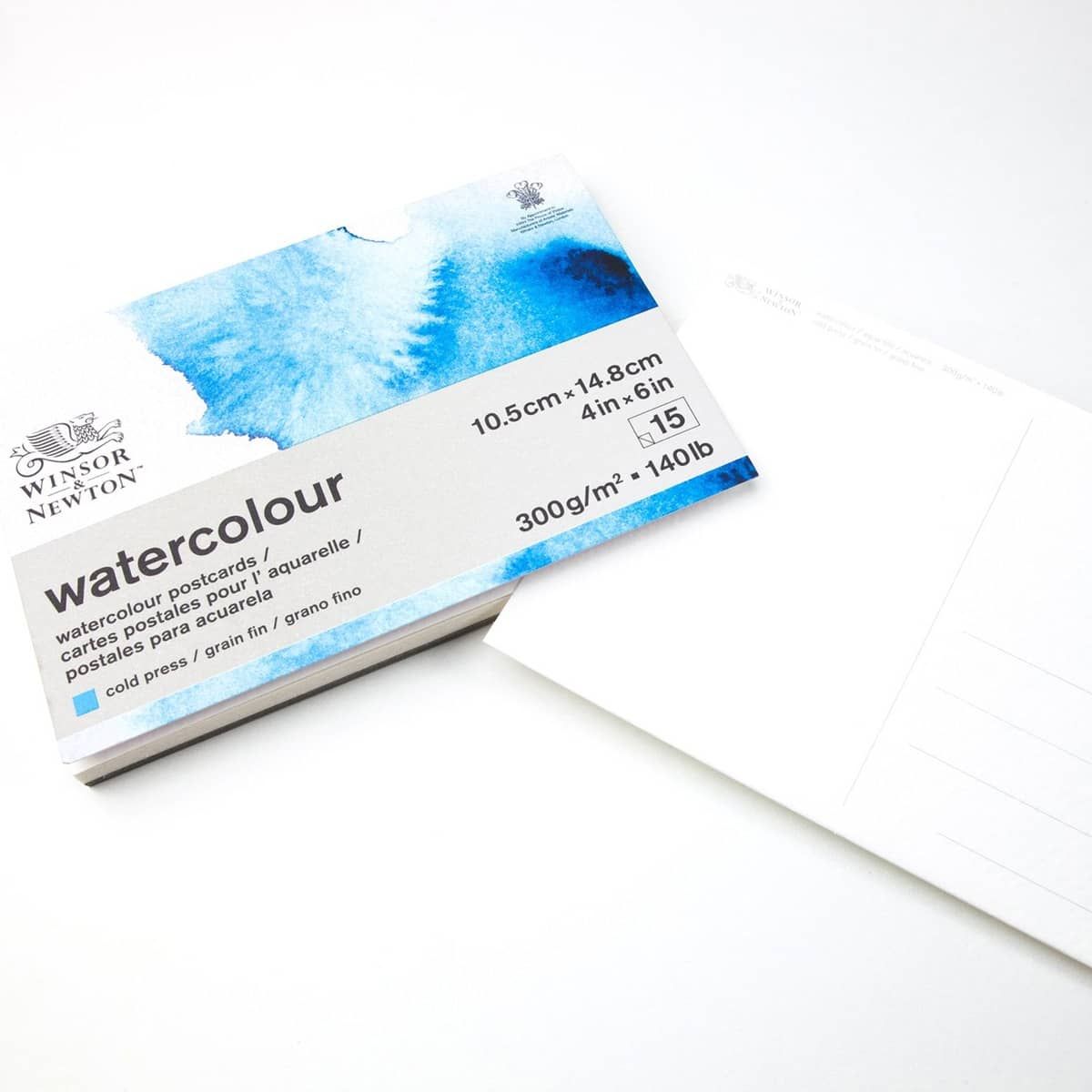 Winsor & Newton Watercolor Postcard Pad 140 lb Cold Press 4x6 | Jerry's ...