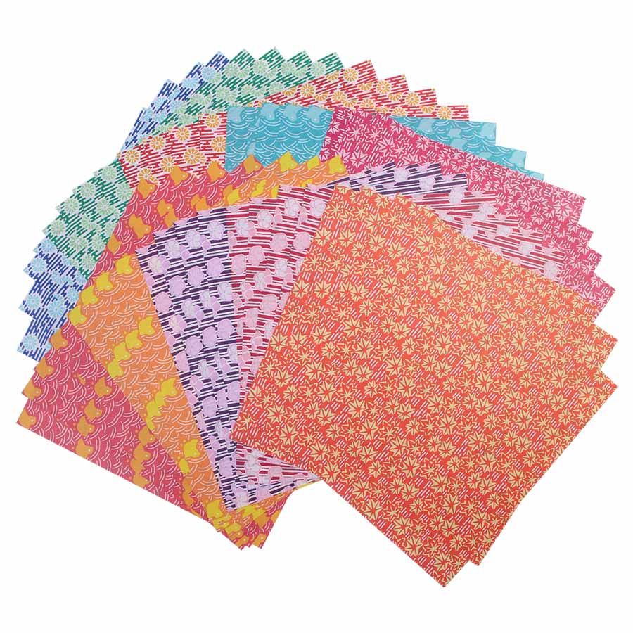 Yasutomo Origami Paper - Folk Art Set, 5-7/8" (Pack of 40) | Jerry's ...