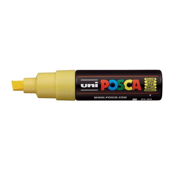 Posca Paint Marker, Yellow, Broad Tip Marker | Jerry's Artarama