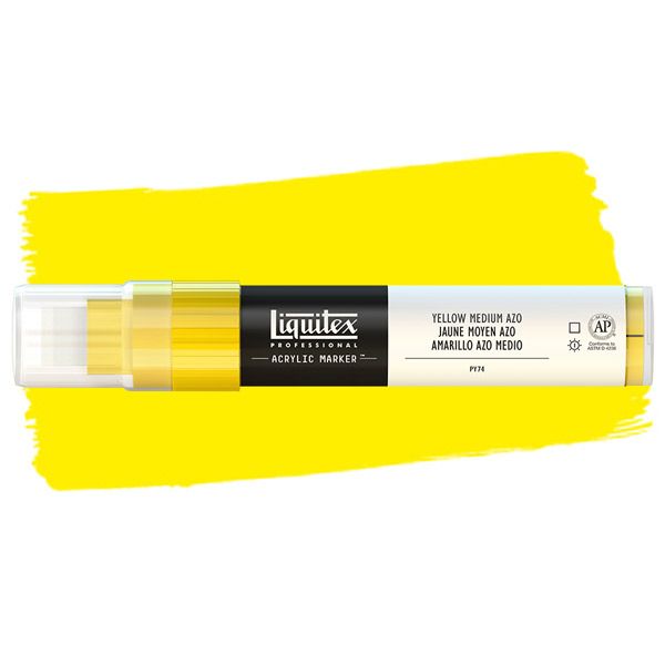 Liquitex Professional Paint Marker Wide (15mm) - Yellow Medium Azo ...