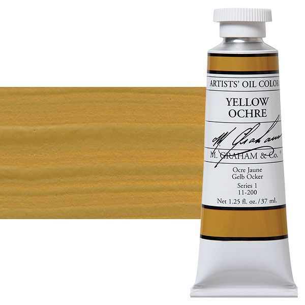 M. Graham Oil Color 37ml - Yellow Ochre | Jerry's Artarama