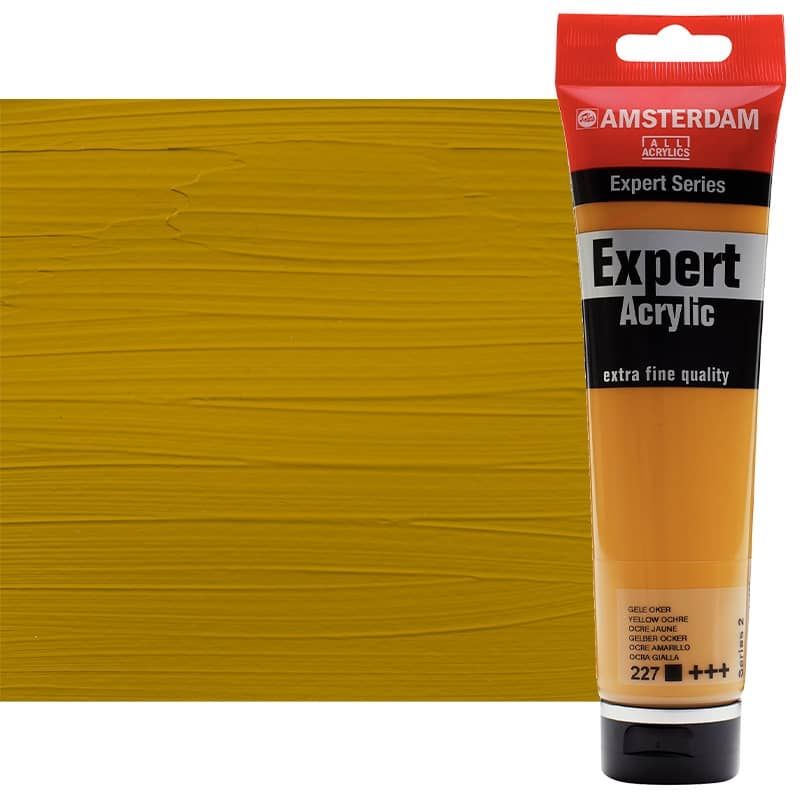 Amsterdam Expert Acrylic, Yellow Ochre 150ml Tube | Jerry's Artarama