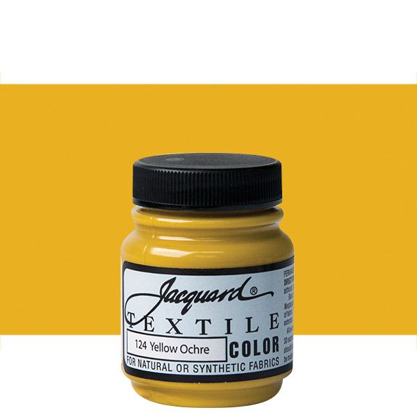 Jacquard Permanent Textile Color 2.25 oz. Jar - Yellow Ochre | Jerry's ...