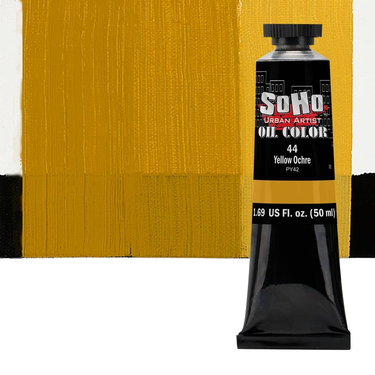 Soho Artist Oil Color Yellow Ochre, 50ml Tube | Jerry's Artarama