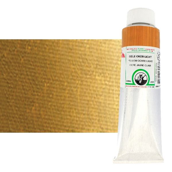 Old Holland Oil Color, Yellow Ochre Light, 225ml Tube | Jerry's Artarama