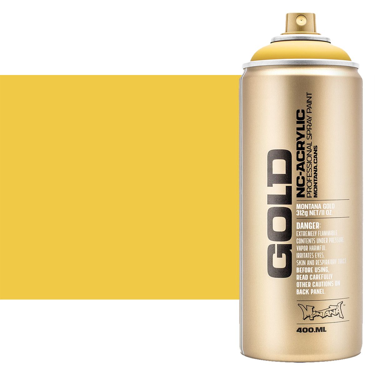 Montana GOLD Acrylic Professional Spray Paint 400 ml - Yellow Submarine ...