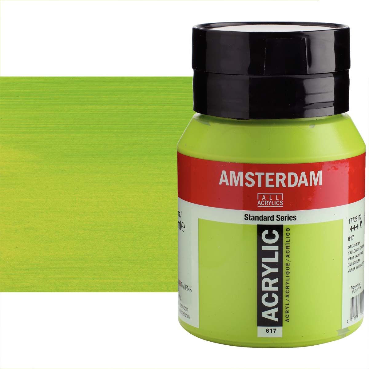 Amsterdam Standard Series Acrylic Paint - Yellowish Green, 500ml Jar ...