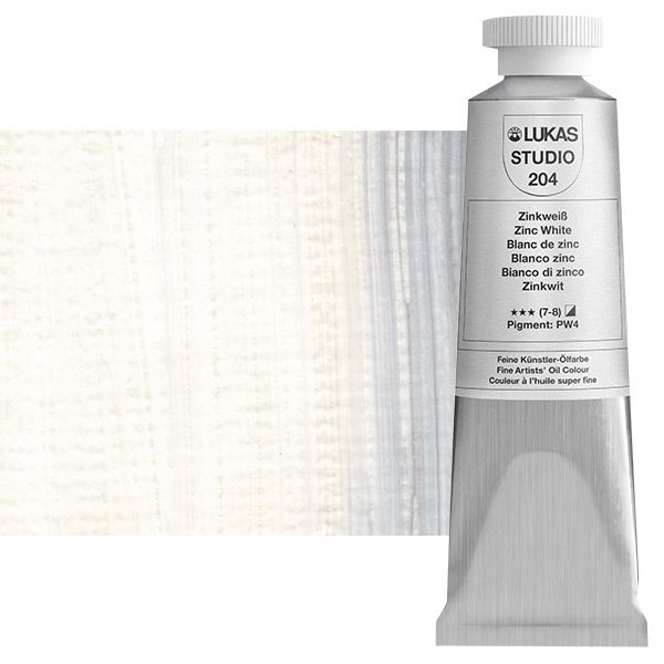 LUKAS Studio Oil Color - Zinc White, 37ml | Jerry's Artarama