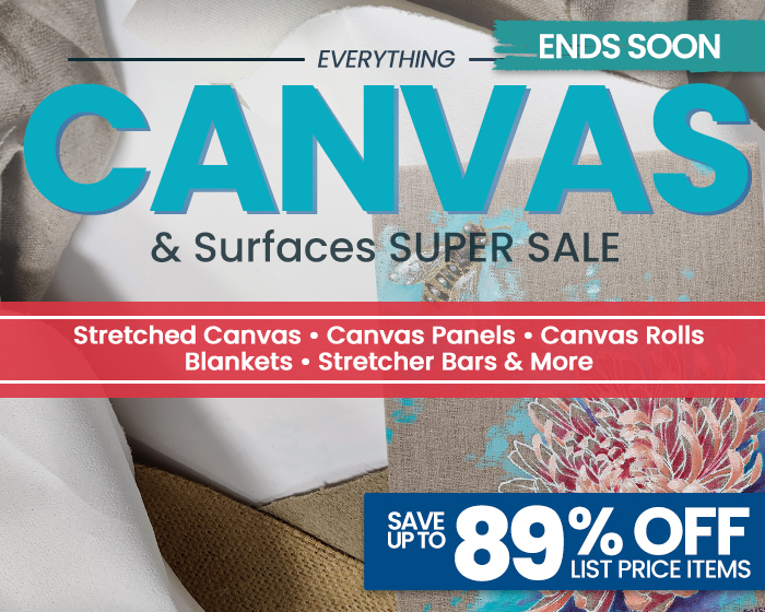 Big Canvas & Surfaces Super Sale | Jerry's Artarama