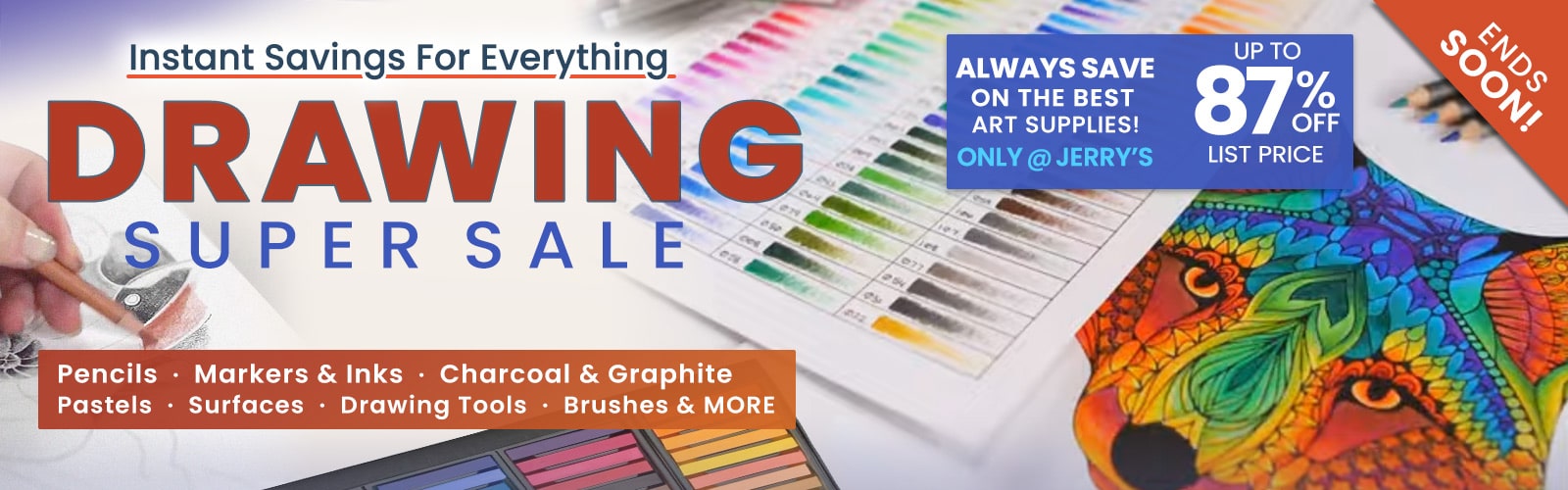 Artist Appreciation Sale! End of July Super Deals! | Jerry's Artarama